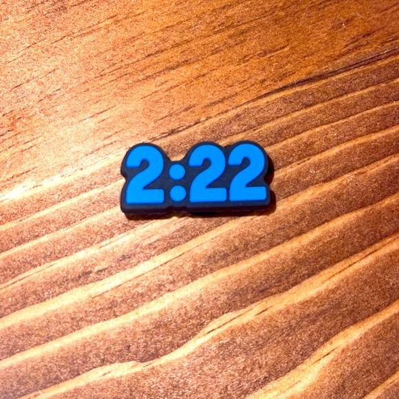 CROCS | Jewelry | Angel Number Croc Charm 222 | Poshmark